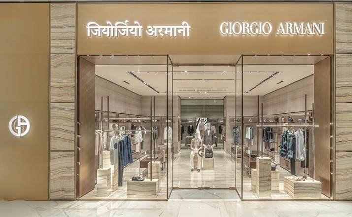 Giorgio Armani’s signature visual langauge marks its new Jio World ...