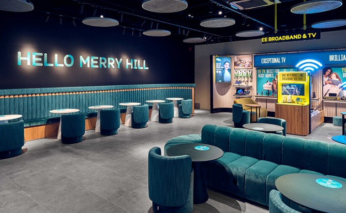EE, Dalziel & Pow partner to craft futuristic retail space