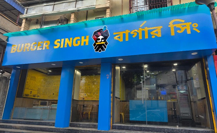 Burger Singh opens its outlet in Howrah